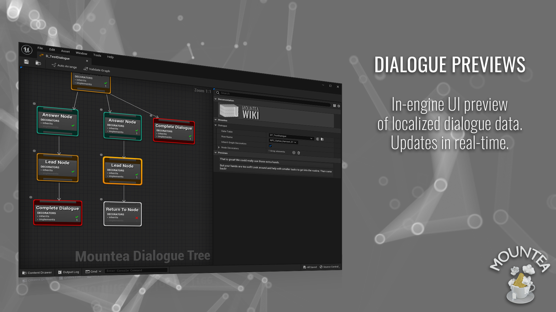 Mountea Framework: Dialogue System